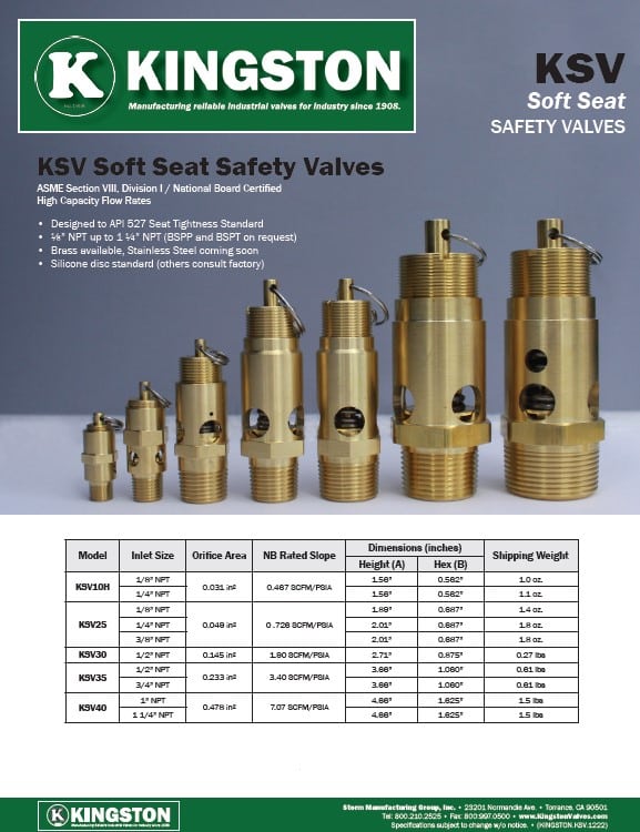 KSV - Kingston Valves